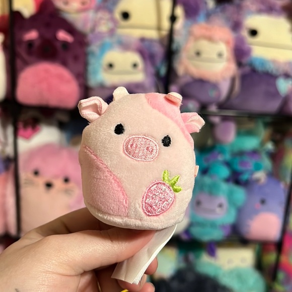 Squishmallows | Toys | Reshma The Strawberry Cow Micromallow | Poshmark